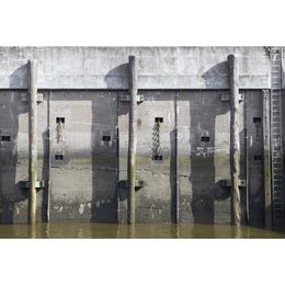 ARCHITECTS PAPER Fototapete &raquo;Pier&laquo; Vlies, Wand, Schr&auml;ge schwarz Vlies B/L: 4m x 2,7m