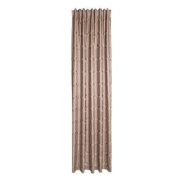 HOMING Vorhang &raquo;Tiaro&laquo; verdeckte Schlaufen 1 Stk. tlg. Fertigschal grau Polyester 245cm, verdeckte Schlaufen, 140cm