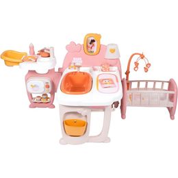 Smoby Puppen Pflegecenter &raquo;Baby Nurse Puppen-Spielcenter&laquo; Made in Europe rosa Einheitsgr&ouml;&szlig;e Puppen Pflegecenter