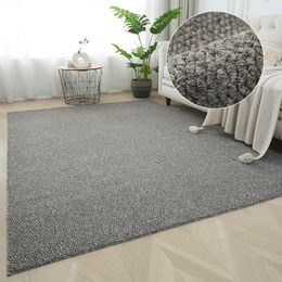 s.Oliver Teppich &raquo;Lenni&laquo; rechteckig 10 mm H&ouml;he Uni-Farben, kurzflor, waschbar, Wohnzimmer, Schlafzimmer Kunstfaser B : 90cm 1 Stk., 10mm, L: 160cm