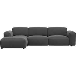 FLEXLUX Ecksofa &raquo;Lucera bequem und komfortabel durch hochwertigen Sitzaufbau, L.Form&laquo; modern & anschmiegsam, Kaltschaum, Stahl-Wellenunterfederung 