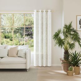 Neutex for you! Vorhang &raquo;SIMPLY&laquo; &Ouml;sen 1 Stk. tlg. Druckstoff mit Grafikdesign Polyester 245cm, &Ouml;sen, 152cm