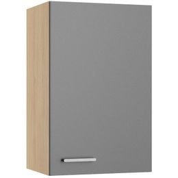 KOCHSTATION H&auml;ngeschrank &raquo;KS-Lucy&laquo; Breite 45 cm, mit 1 T&uuml;r, 2 Einlegeb&ouml;den, Soft-Close Eiche hell, B/H/T: 45cm x 70,4cm x 34,6cm, T&uuml;ren: 1 Stk.