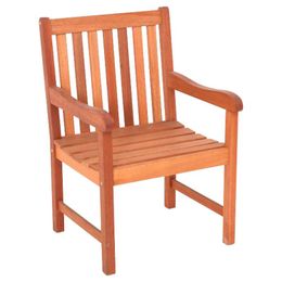 Merxx Gartensessel &raquo;Santos&laquo; 1 Stk. tlg. Eukalyptusholz, braun braun B/H/T: 57cm x 89cm x 58cm