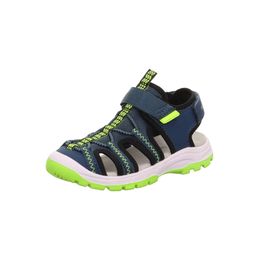 Superfit Sandale 'Tornado' Jungen Gr&ouml;&szlig;e 30 navy / limette / schwarz