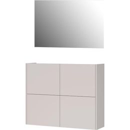 Germania Garderoben-Set &raquo;GW-Binetto&laquo; 2 Stk. tlg. Glas, Holzwerkstoff B/H/T: 97cmcm x 200cmcm x 27cmcm