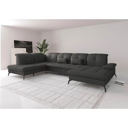 Sit & More sit&more Wohnlandschaft &raquo;Amica, U-Form, inkl. Sitztiefenverstellung und Armteilverstellung&laquo; wahlweise mit Kopfteilverstellung, Schlaffunktion und 