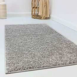 Esprit Hochflor-Teppich &raquo;Whisper Shag ESP-9977&laquo; rechteckig 30 mm H&ouml;he L&auml;ufer, uni, waschbar, mit Antirutschbeschichtung, Wohnzimmer grau Polypropylen B : 