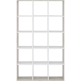 FMD Raumteilerregal &raquo;Mega&laquo; beige Holzwerkstoff B/H/T: 104,3cm x 178cm x 33cm, 15 Stk. offene F&auml;cher