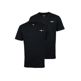 Harvey Miller T-Shirt Herren Gr&ouml;&szlig;e XL schwarz / wei&szlig;
