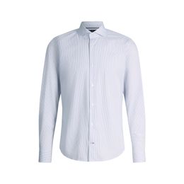 JOOP! Button Up Shirt male size XXL marine blue / Light blue / White