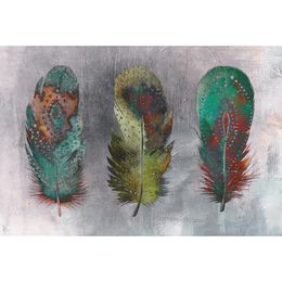 ARCHITECTS PAPER Fototapete &raquo;Atelier 47 Motley Feather 1&laquo; mehrfarbig glatt Vlies, Wand, Schr&auml;ge, Decke bunt Vlies B/L: 4m x 2,7m