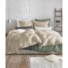 Fleuresse Bettw&auml;sche &raquo;Provence in Gr. 135x200, 155x220 oder 200x200 cm&laquo; 2 Stk. Halbleinen, 50% Baumwolle, 50% Leinen, Gr. 135x200, 155x220, 200x200cm 