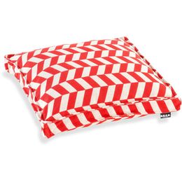 HOCK Sitzkissen &raquo;Gumer No 5&laquo; mit schicker grafischer Musterung rot Polyacryl B/L: 40cm x 40cm, 1 Stk.