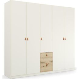 Rauch Dreht&uuml;renschrank &raquo;Kleiderschrank Schrank Garderobe Ankleide HOMEY BY QUADRA SPIN&laquo; Breiten: 181/226/271 cm, H&ouml;he 210 cm, mit cognacbraunen 