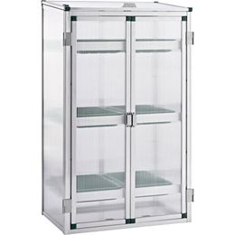 Beckmann Gew&auml;chshaus &raquo;Aussaat- und Anzuchthaus Gr. 1&laquo; silber B/H/T: 63cm x 44cm