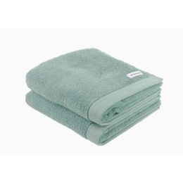 Tom Tailor HOME Handtuch &raquo;COLOR BATH&laquo; 100% Baumwolle, 50x100 cm, uni, gro&szlig;e Farbauswahl gr&uuml;n Frottier, Frottier B/L: 50cmx100cm, 2 Stk., Frottier