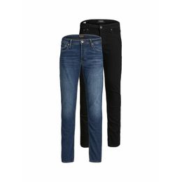 Jack & Jones Jack & Jones Jeans 'Glenn Original' Herren Gr&ouml;&szlig;e 34 blue denim / schwarz