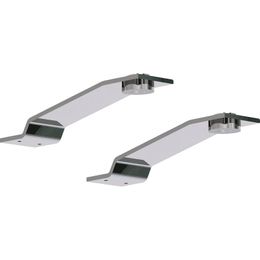 Wiemann Aufbauleuchte 2 Stk. (2er Set) grau H: 3cm, 2 Stk.