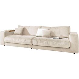 3C Candy Big-Sofa &raquo;Enisa II&laquo; incl. 1 Flatterkissen, Wahlweise mit Flecken-Schutz-Bezug Easy care beige 100% Polyester B/H/T: 290cm x 86cm x 127cm, 