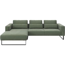 Musterring Ecksofa &raquo;JUSTB! PM100, stilvoller Lounge-Komfort von &laquo; Kollektion Bettina Zimmermann, optionaler Sitzvorzug & Fu&szlig;-Auswahl gr&uuml;n 94% Polyester, 6% Nylon