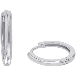 Amor Damen Paar Creolen &raquo;2038566, 2038567&laquo; silber 14mm, Silber 925 (Sterlingsilber)
