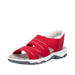 Rieker Hiking Sandals female size 40 Blood red / White