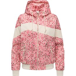 Ragwear Performance Jacket 'Oggie' female size XXXL Magenta / Raspberry / White