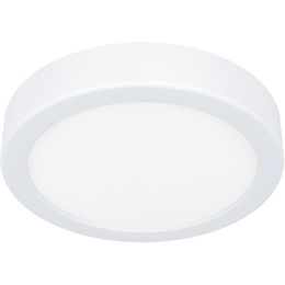 Eglo Deckenleuchte &raquo;FUEVA 5&laquo; LED-Modul 1 Stk. Warmwei&szlig; Deckenleuchte aus Stahl - 11W - Warmwei&szlig; wei&szlig; &Oslash; 16cm H: 2,9cm, 1 Stk.