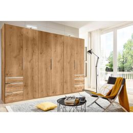 wimex Kleiderschrank &raquo;Level by fresh to go&laquo; mit Schubladen braun B/H/T: 300cm x 236cm x 58cm, T&uuml;ren: 6 Stk.