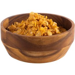 APS Servierschale &raquo;ACACIA&laquo; 1 Stk. aus Holzwerkstoff Holz braun Holzwerkstoff &Oslash; 21cm