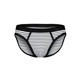 Olaf Benz Slip ' RED2475 Retrobrief ' Herren Gr&ouml;&szlig;e L grau / wei&szlig;