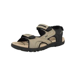 Geox Sandale 'U S.Strada D' Herren Gr&ouml;&szlig;e 41 beige / schwarz