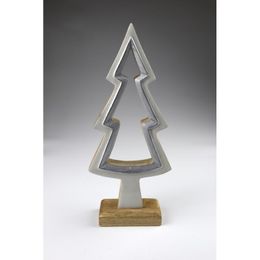 AM Design Dekobaum &raquo;Dekofigur aus Holz&laquo; 3er Set, BxH: 9x20 cm Holzwerkstoff B/H/T: 9cm x 20cm
