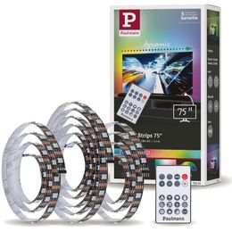 Paulmann LED-Streifen &raquo;USB LED Strip TV-Beleuchtung, Dynamic Rainbow RGB&laquo; 1 Stk.-flammig schwarz Dioden 186 Stk. Flammen 1 Stk., Gesamtl&auml;nge 3,1m