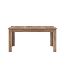 Home Affaire Esstisch &raquo;Jersey, 160 cm ausziehbare Tischplatte bis 200 cm&laquo; in verschiedenen modernen Farben f&uuml;r eine moderne K&uuml;che braun B/H/T: 76,5cm 