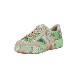 Rieker Sneaker Damen Gr&ouml;&szlig;e 42 ecru / gr&uuml;n / lila / rot Sommerschuhe