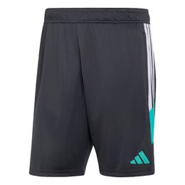 ADIDAS PERFORMANCE Workout Pants 'Tiro 26 Essentials' male size XXL Turquoise / Dark grey / White