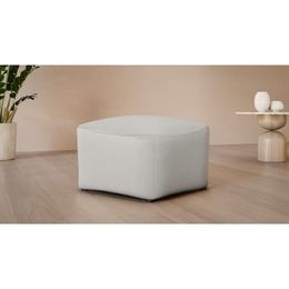 LeGer Home by Lena Gercke Polsterhocker &raquo;YANI Sitzhocker mit Wellenunterfederung, Ma&szlig;e B/T/H: 65/65/46 cm&laquo; kleiner Hocker passend zur Serie Yani, in 