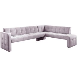 exxpo - sofa fashion Essbank &raquo;Barista, bequem und elegant, hohe Bodenfreiheit&laquo; Eckbank Barista bequem und elegant, hochwertige Detailverarbeitung rosa