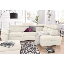 exxpo - sofa fashion Ecksofa &raquo;Spring, super bequem und komfortabel mit Armteil- und Kopfteilfunktion&laquo; wahlweise mit Bettfunktion und Bettkasten, L-