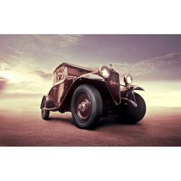 papermoon Fototapete &raquo;Posing Oldtimer&laquo; bunt Vlies B/L: 5m x 2,8m, Bahnen: 10 Stk.