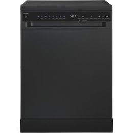 Exquisit Standgeschirrsp&uuml;ler 9616 &raquo;GSP9616-450B schwarz&laquo; 10,9 l 16 tlg. Ma&szlig;gedecke 16 Ma&szlig;gedecke & fl&uuml;sterleise 44 dB &ndash; stark und angenehm ruhig 