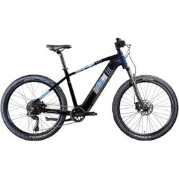 Z&uuml;ndapp Z&uuml;ndapp Unisex &raquo;Z808&laquo; 10 Gang Shimano Deore RD-T6000 Schaltwerk Kettenschaltung Heckmotor 250 W Pedelec, Elektrofahrrad f&uuml;r Damen und Herren, MTB blau