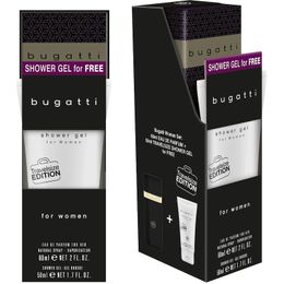 Bugatti Damen Bugatti Duft-Set &raquo;ELEGANZA INTENSA&laquo; Set, 2 Stk. Travelsize Edition: EDP 60 ml + (gratis) Duschgel 50 ml schwarz Einheitsgr&ouml;&szlig;e