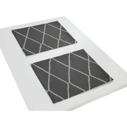 Adam Platzset &raquo;Casket Valdelana&laquo; gr&uuml;n Obermaterial: 100% Baumwolle B/L: 30cm x 40cm, 2 Stk., Bio-Baumwolle, eckig