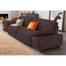 Sit & More sit&more 3-Sitzer &raquo;Coria&laquo; braun Kunstleder SOFTLUX ;Struktur ( 100% Polyester);Struktur fein ( 90% Polyester; 10% Polyamid);Luxus-Microfaser ALTARA 
