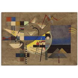 Artland Leinwandbild &raquo;Festes III. 1925&laquo; Muster 1 Stk. tlg. auf Holzrahmen gespannt braun Leinwand B/H/T: 70cm x 50cm, Leinwandbild Muster Querformat, 1 Stk.