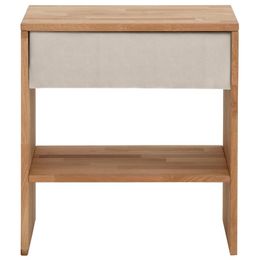 Home Affaire Nachttisch &raquo;Cavan&laquo; passend zur Boxspringbett-Serie Cavan beige B/H/T: 60cm x 65,5cm x 42cm
