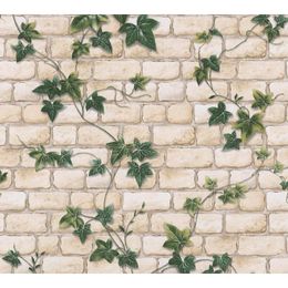 Livingwalls living walls Papiertapete &raquo;Il Decoro&laquo; Motiv Steinoptik gemustert leicht strukturiert Steintapete Naturstein Wand Vlies glatt Tapeten Wohnzimmer Design